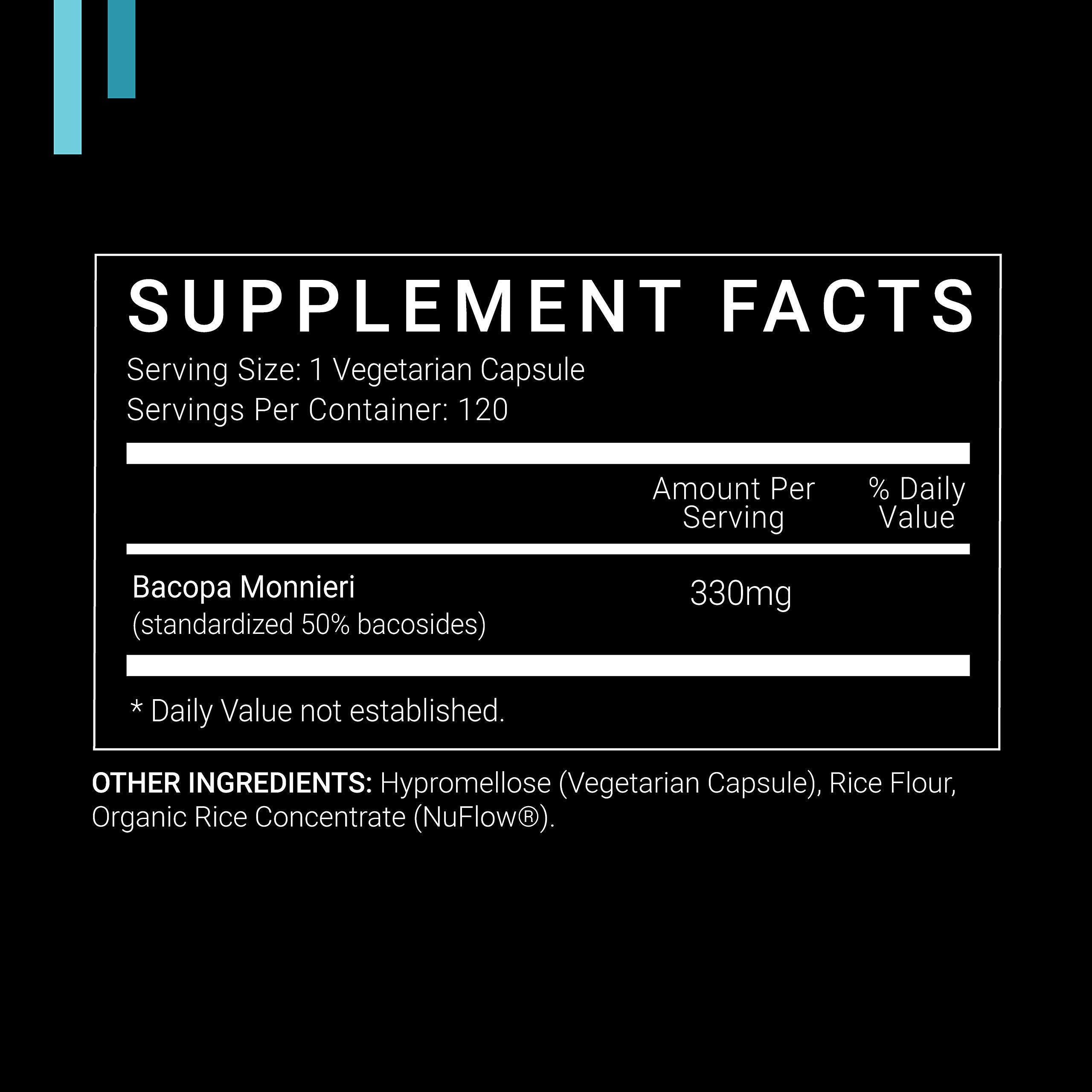 gluten-free Bacopa Monnieri product
