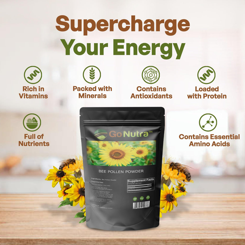 Gluten-free bee pollen for health