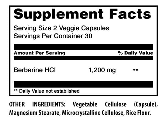 gluten-free berberine capsules made in Canada