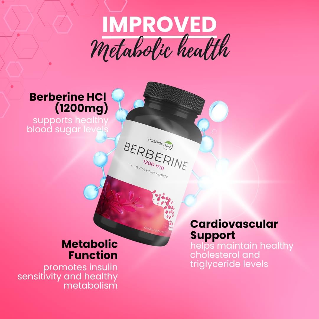 Gluten-free Berberine for metabolism boost