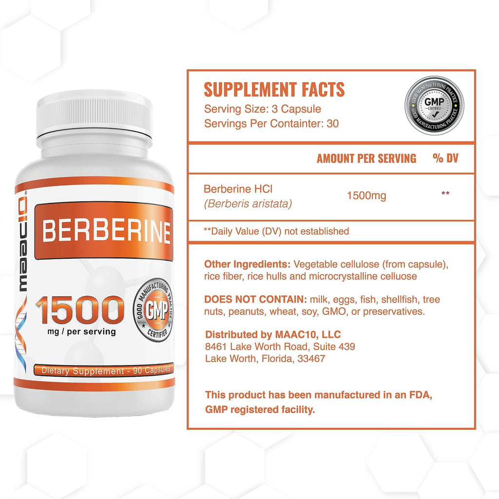 Gluten free Berberine for wellness