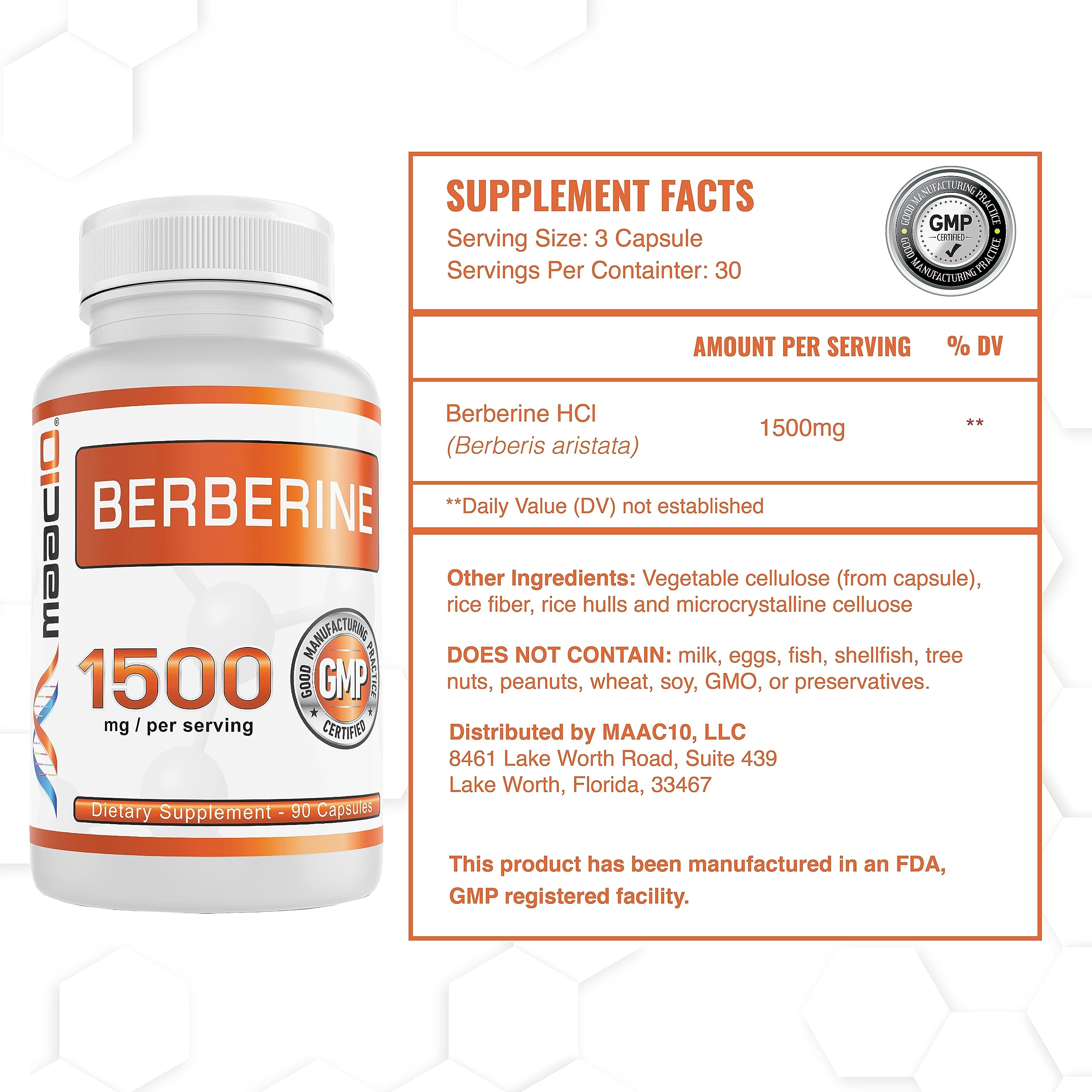 Gluten free Berberine for wellness