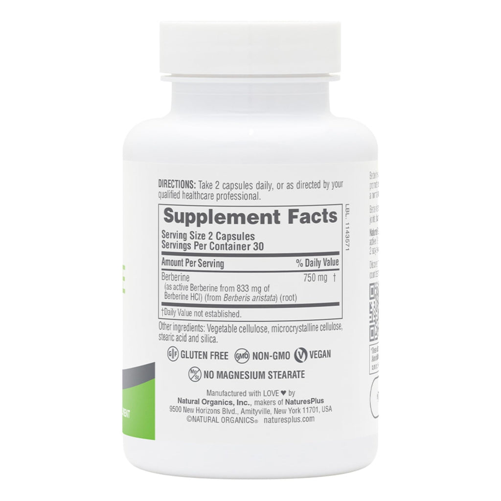 Gluten free berberine supplement benefits