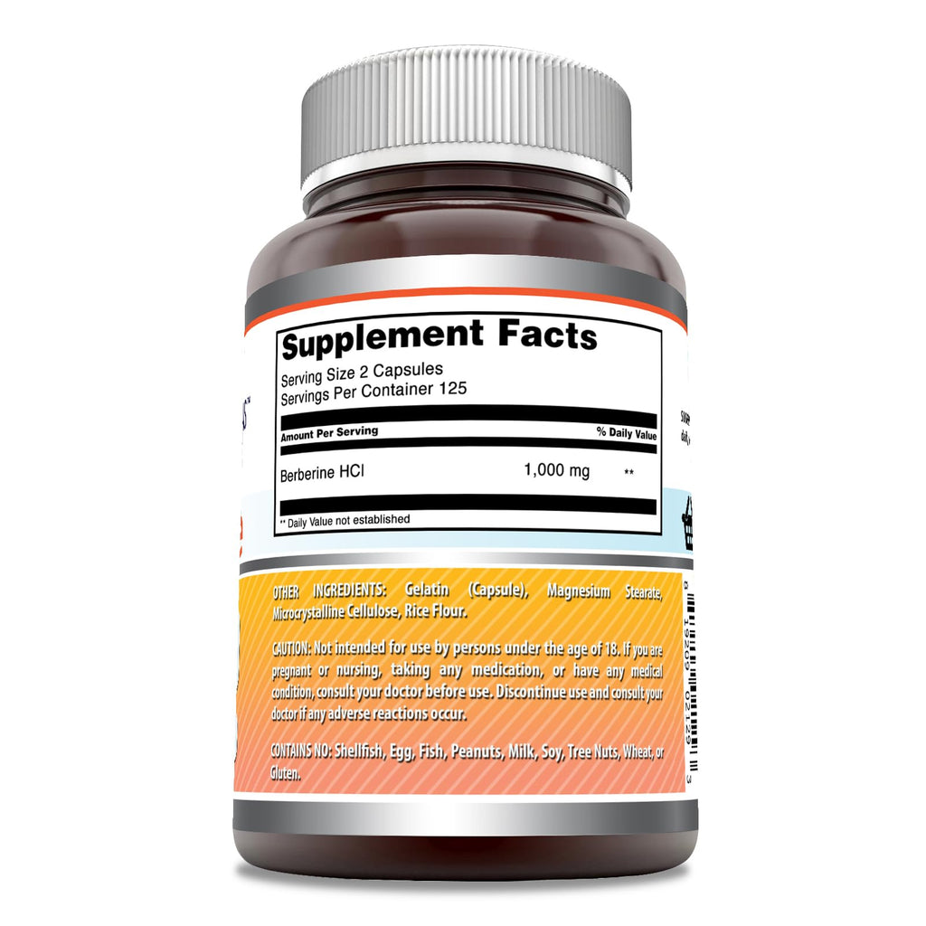 Gluten-free berberine supplement for health