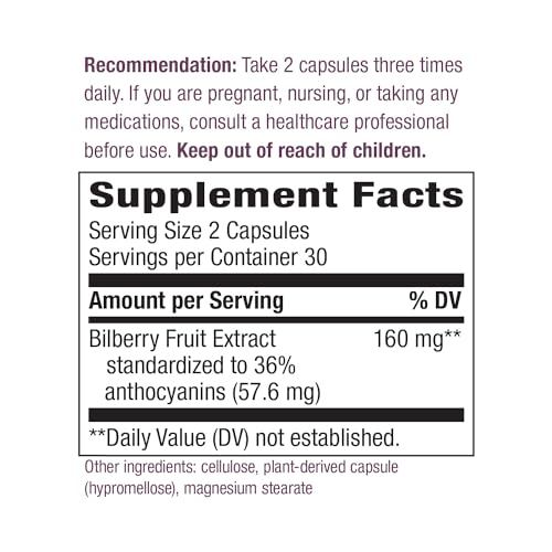gluten-free bilberry extract