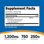 Gluten free bilberry powder supplement