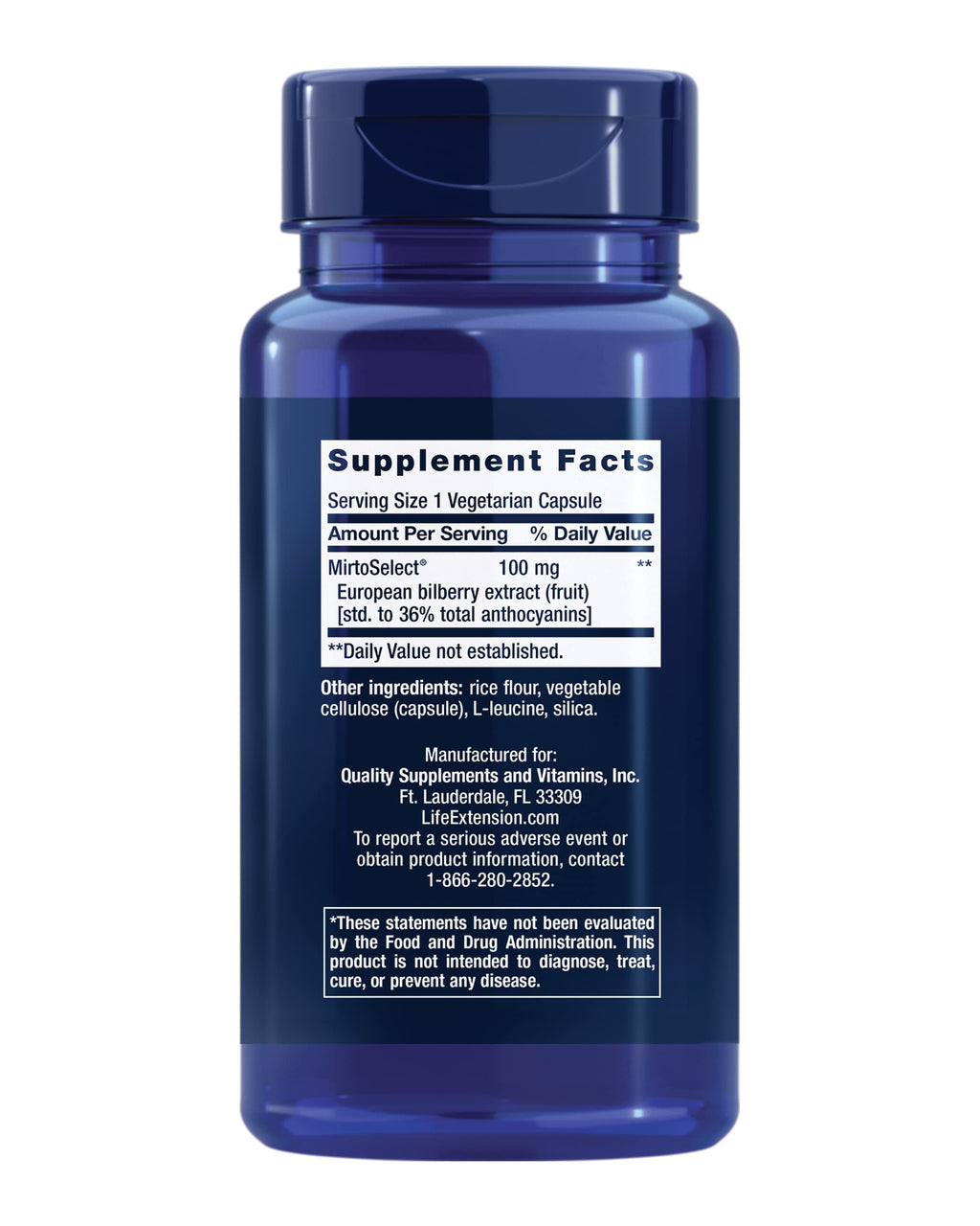 gluten-free bilberry supplement benefits