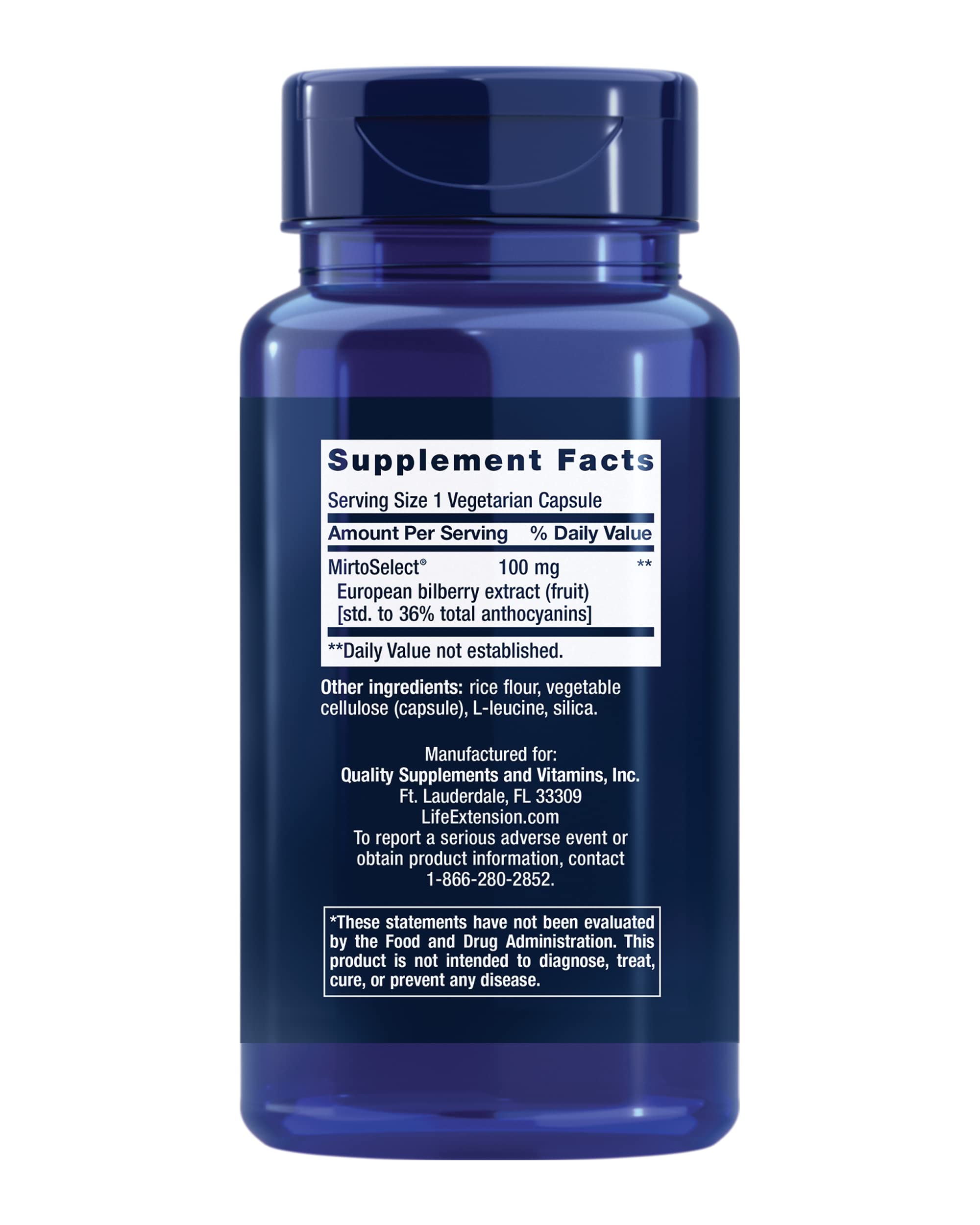 gluten-free bilberry supplement benefits
