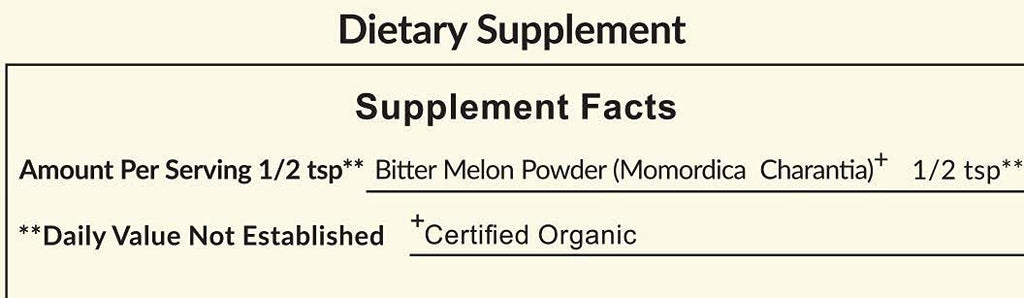 gluten-free bitter melon powder