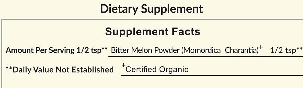 gluten-free bitter melon powder