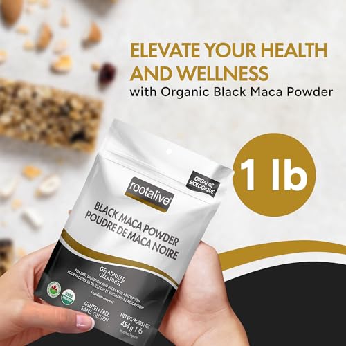 Gluten-free black maca powder nutrition
