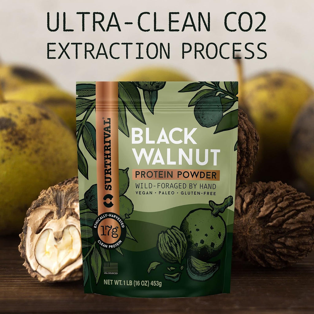 gluten free black walnut protein