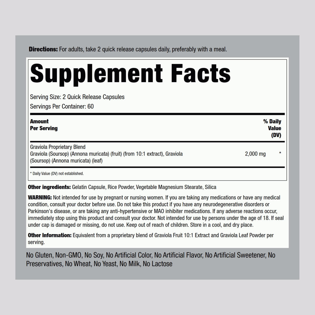Gluten free blended vitamin capsules