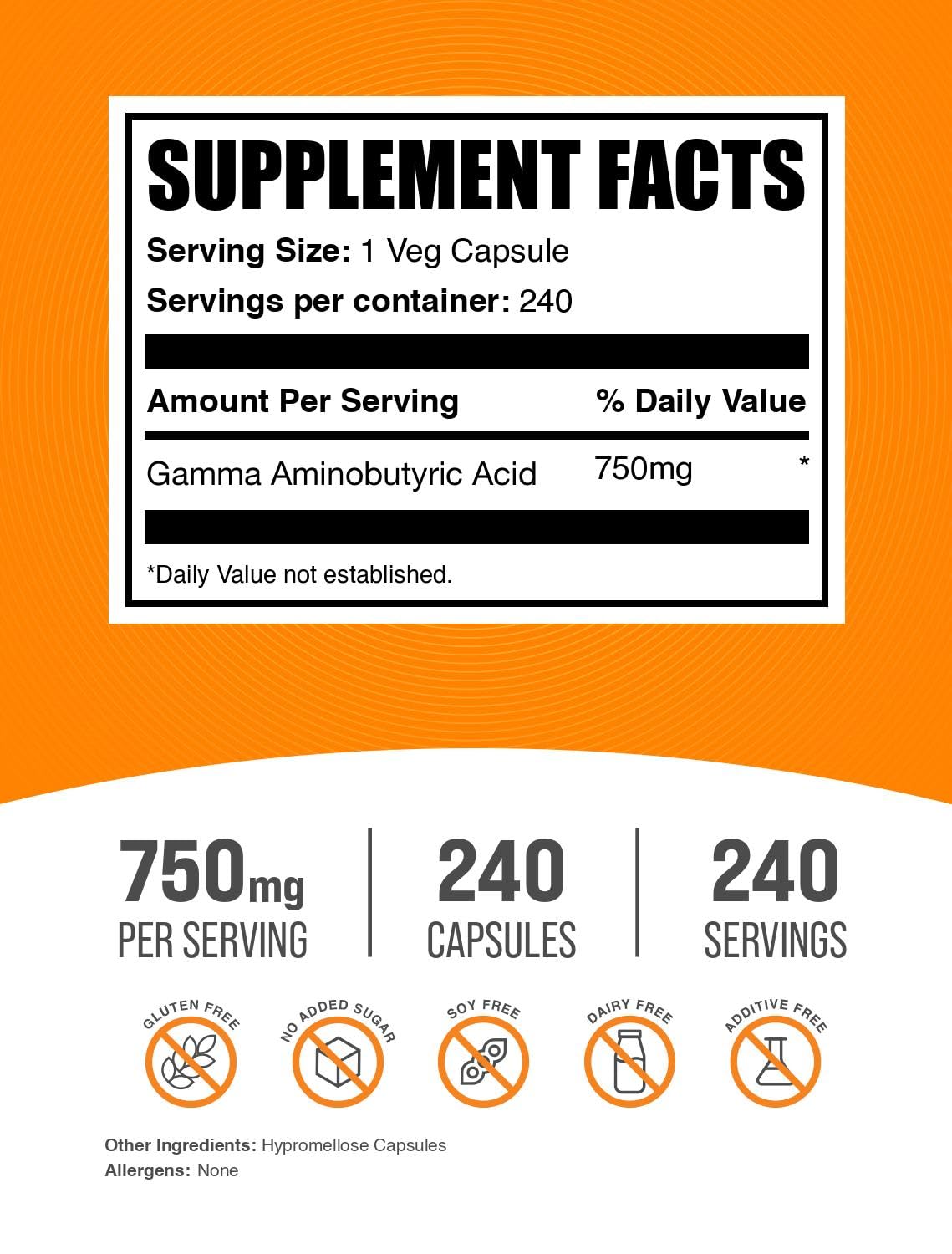 Gluten free blended vitamin capsules