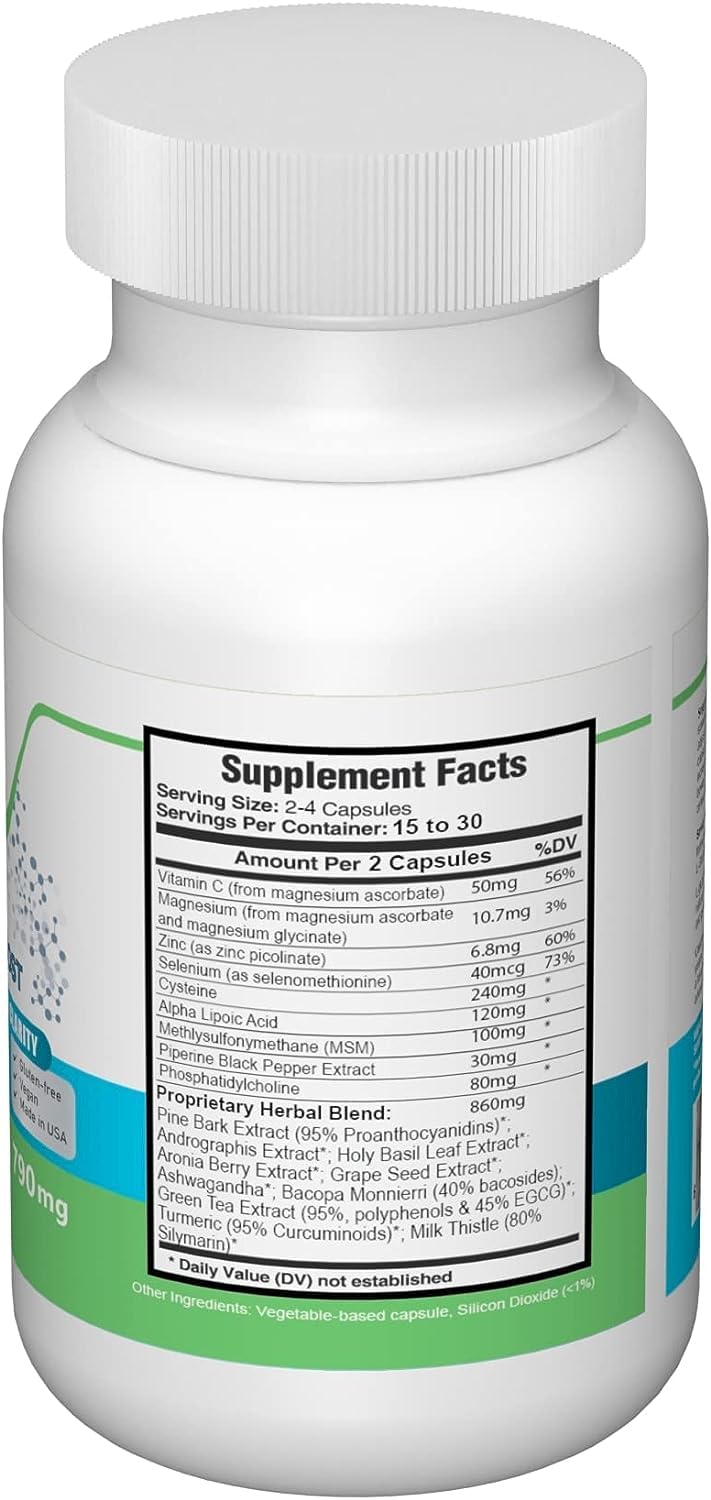 Gluten-free blended vitamin capsules