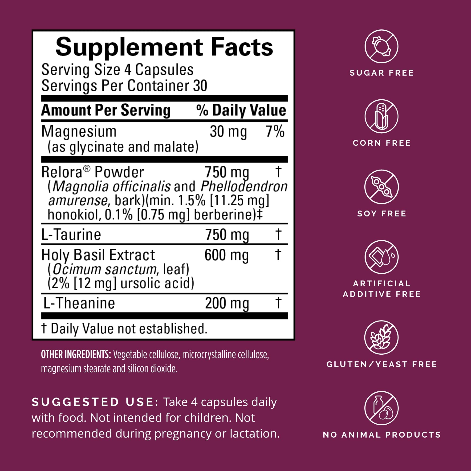 gluten free blended vitamin capsules