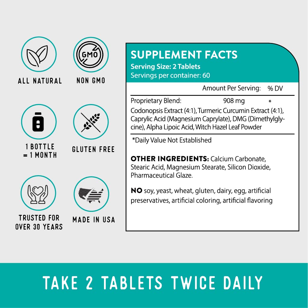 gluten-free blended vitamin & mineral support
