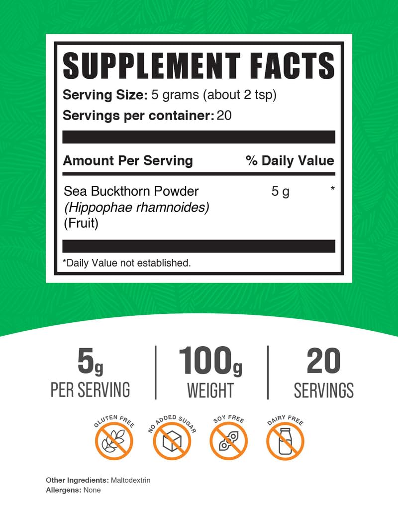 Gluten free blended vitamin powder