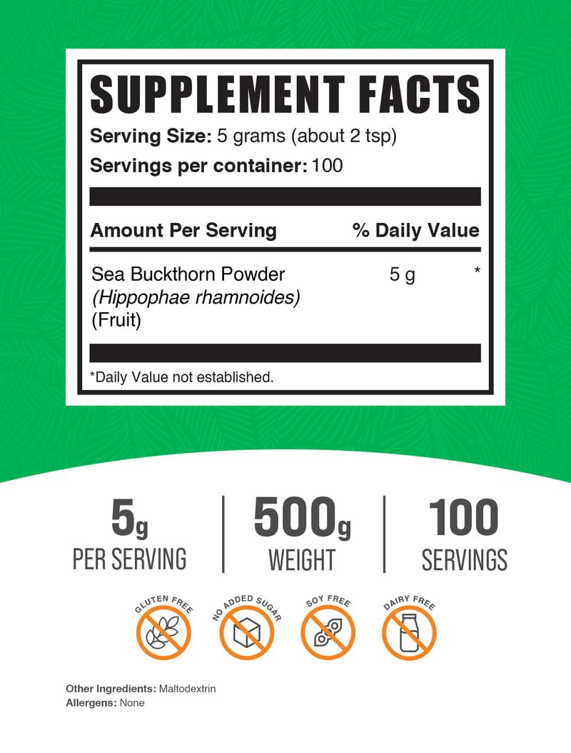 Gluten free blended vitamin powder