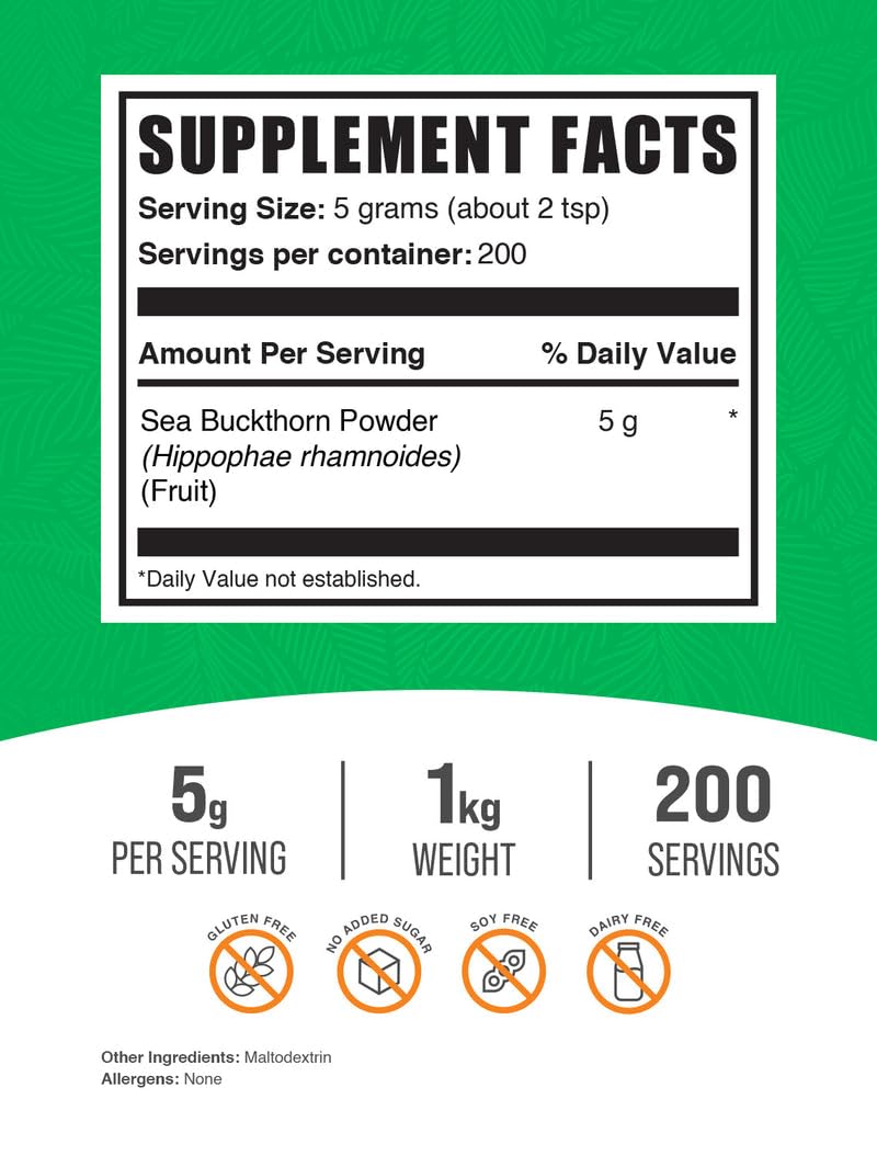 Gluten free blended vitamin powder