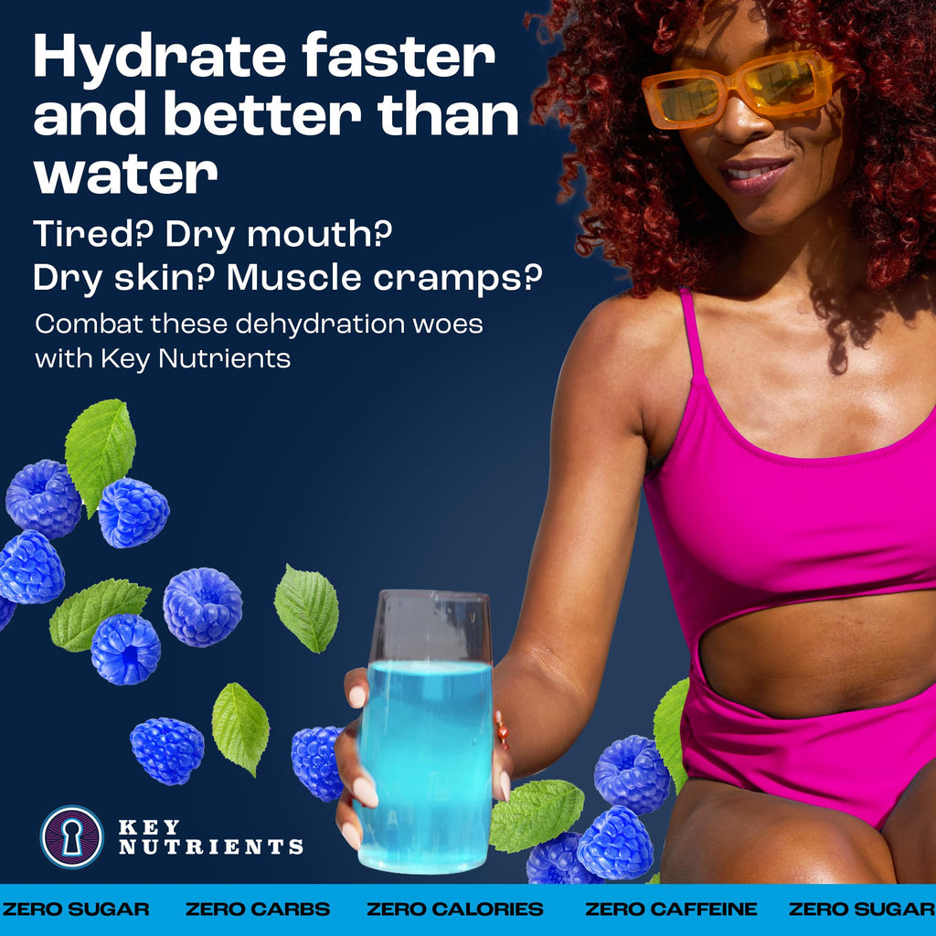 gluten-free blue raspberry electrolytes