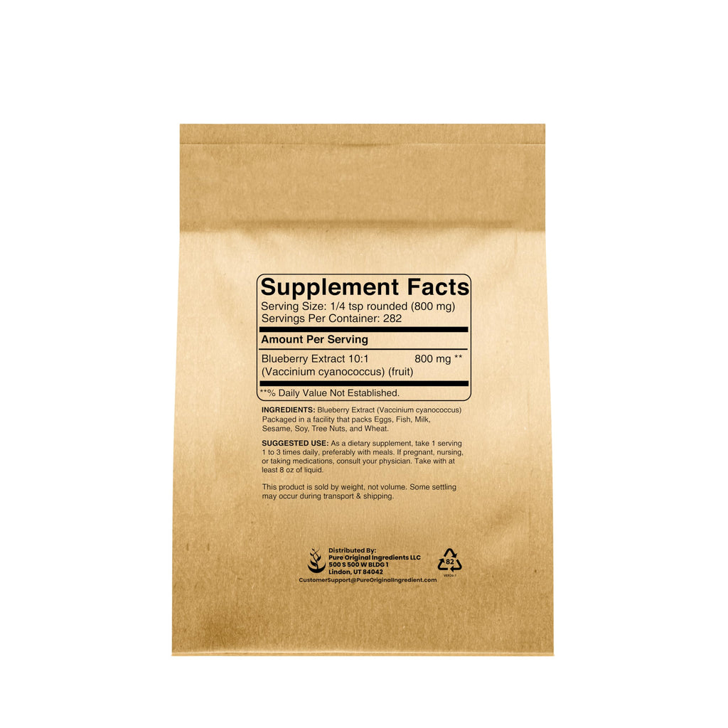 gluten-free blueberry extract for vitamins