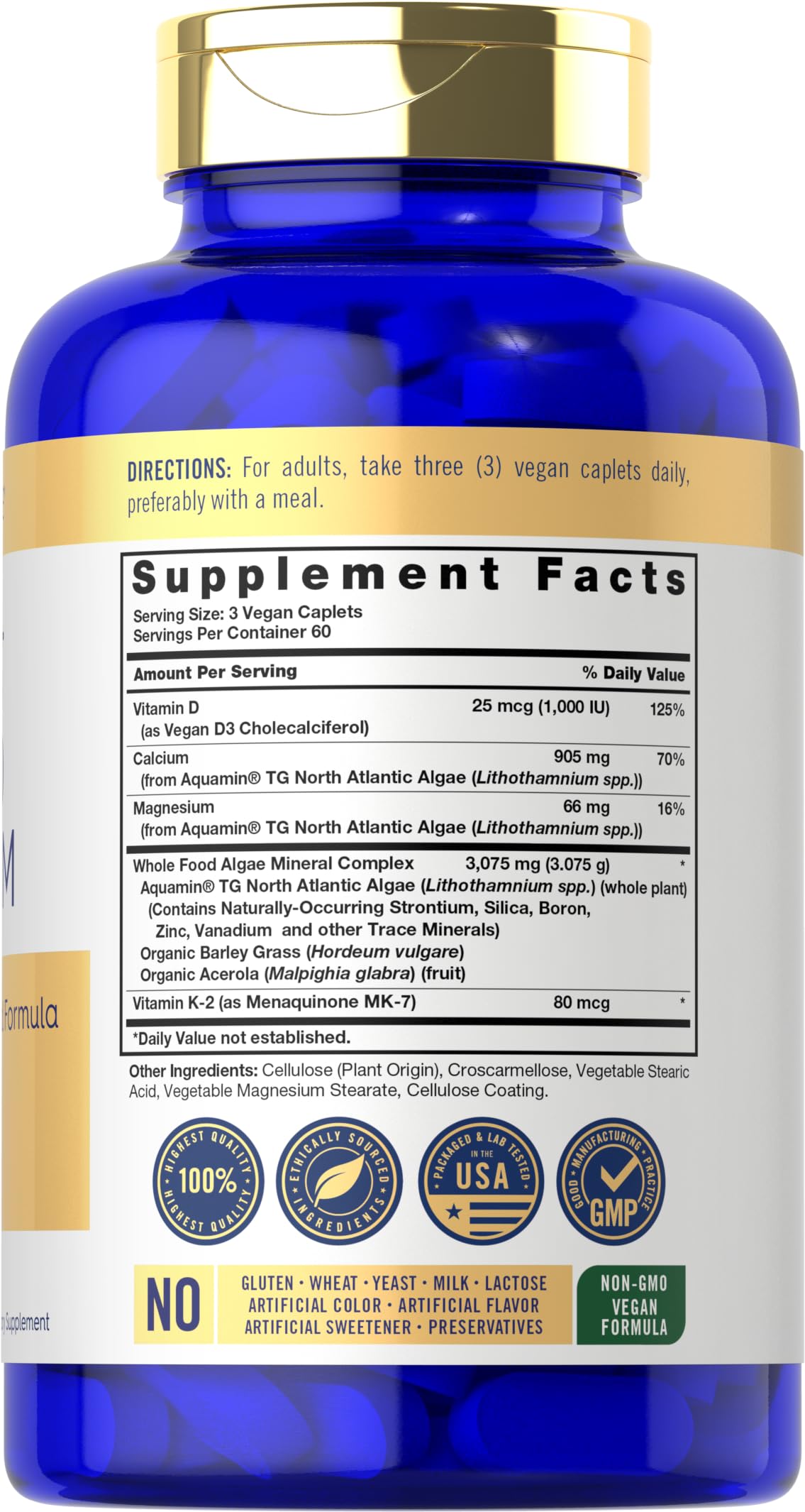 Gluten-free bone strength support
