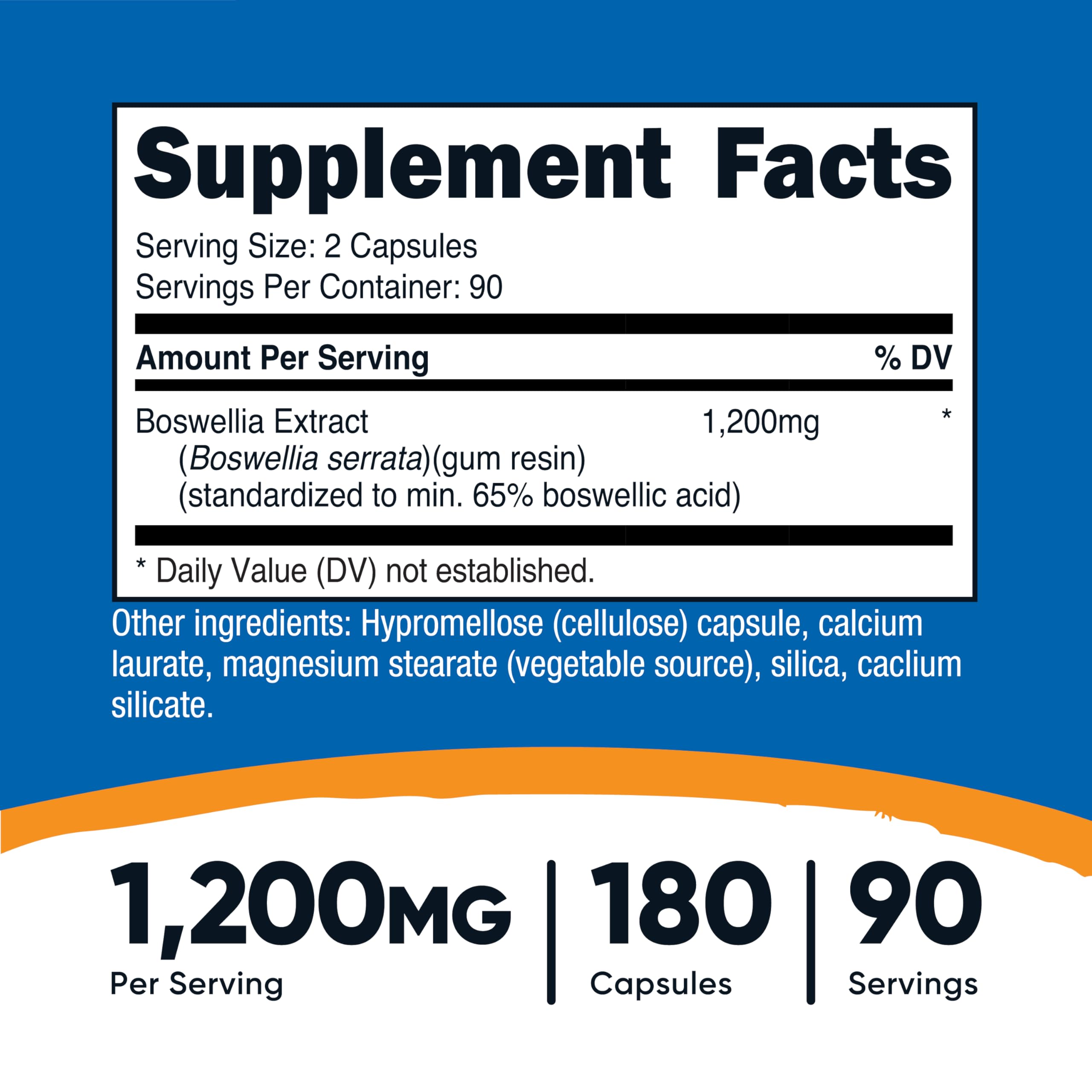 Gluten-free Boswellia extract for wellness