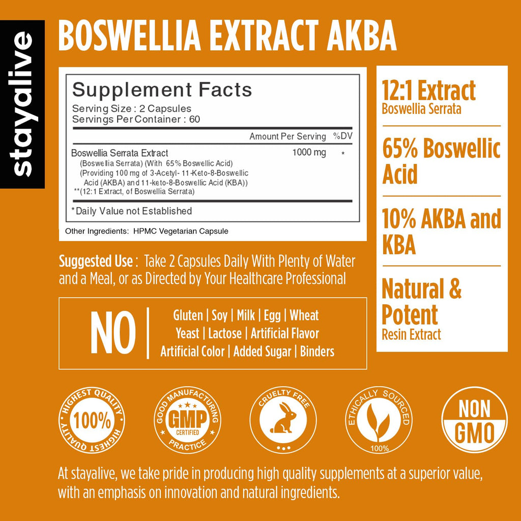 gluten-free boswellia serrata extract