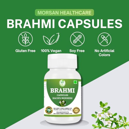 Gluten-free Brahmi capsules for brain health