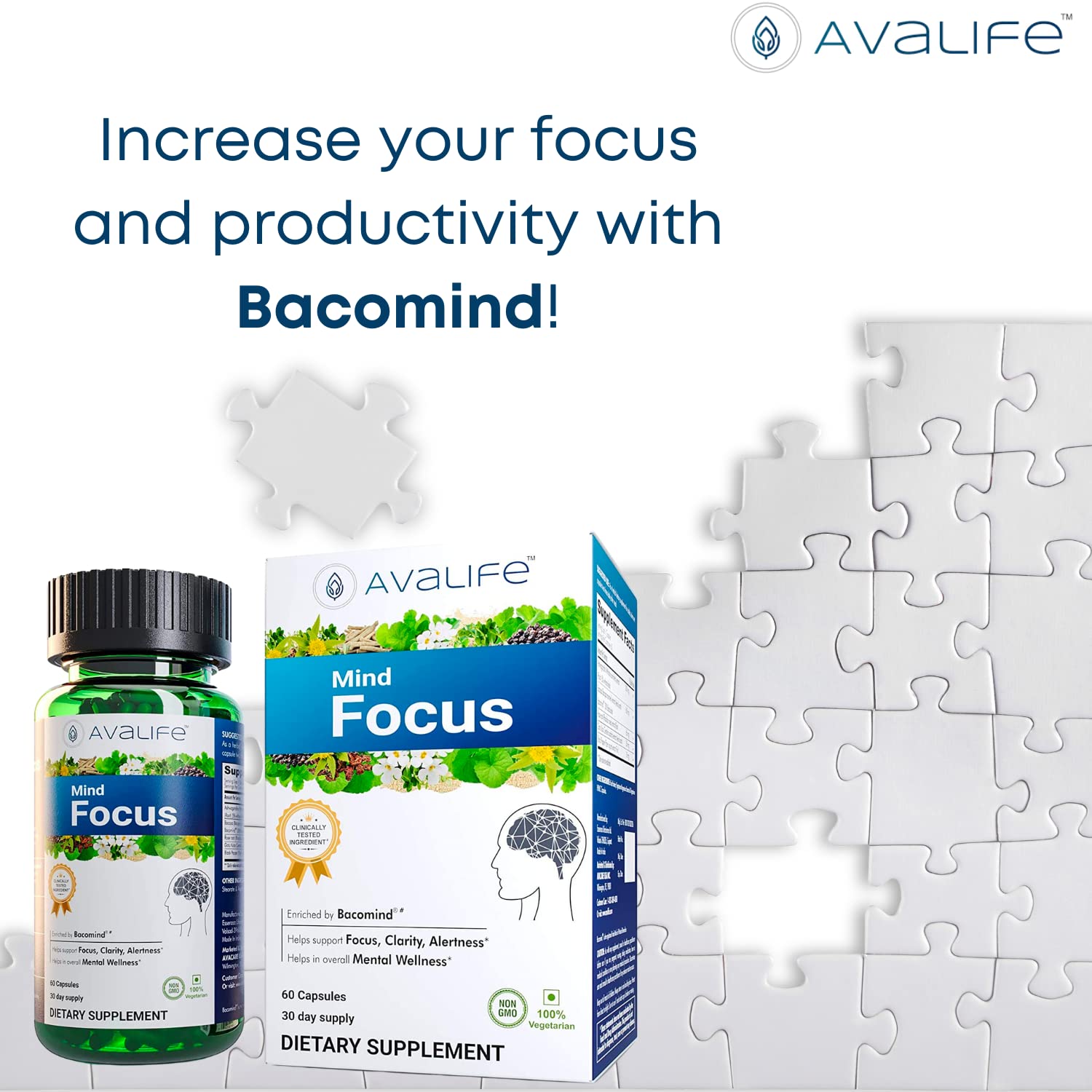Gluten free brain booster for adults