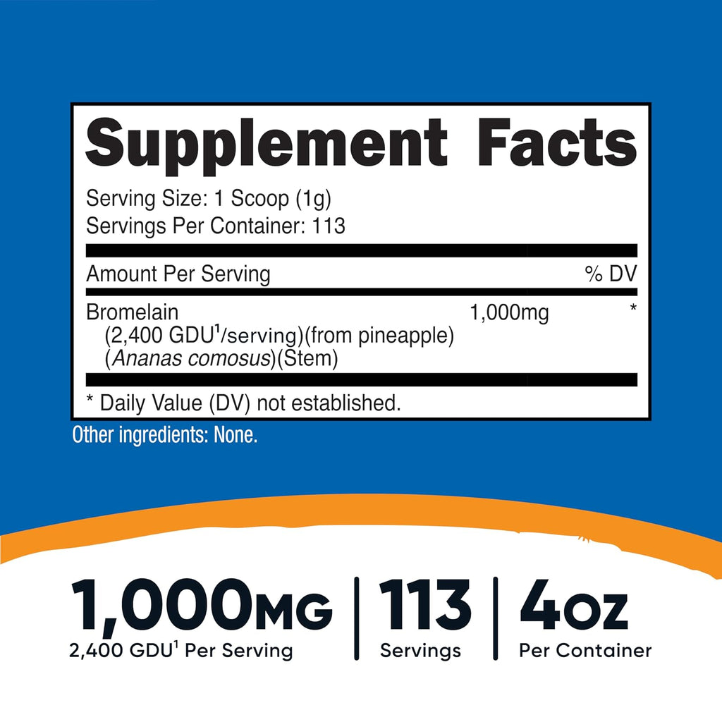 gluten free bromelain digestive enzymes