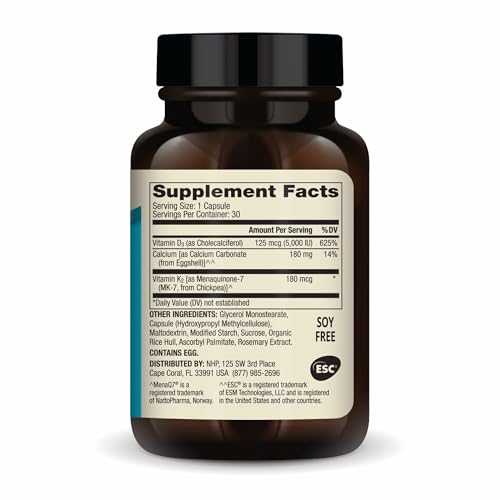 Gluten-free calcium capsules for daily use