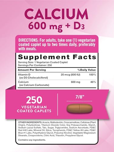 Gluten free calcium carbonate formula