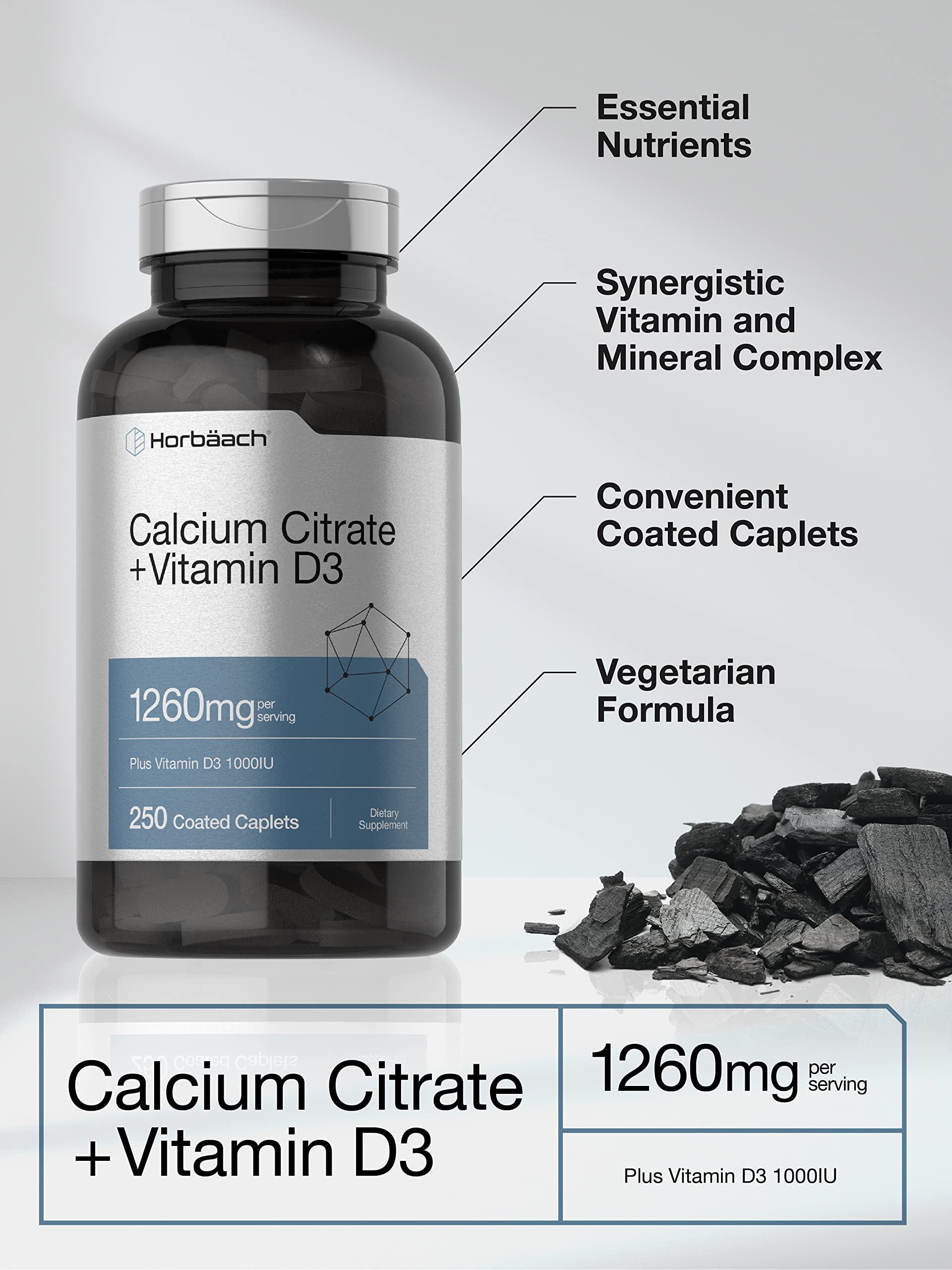 Gluten free calcium citrate for wellness