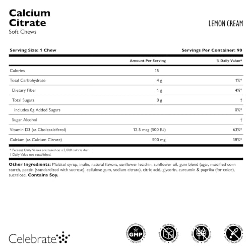 gluten free calcium citrate option