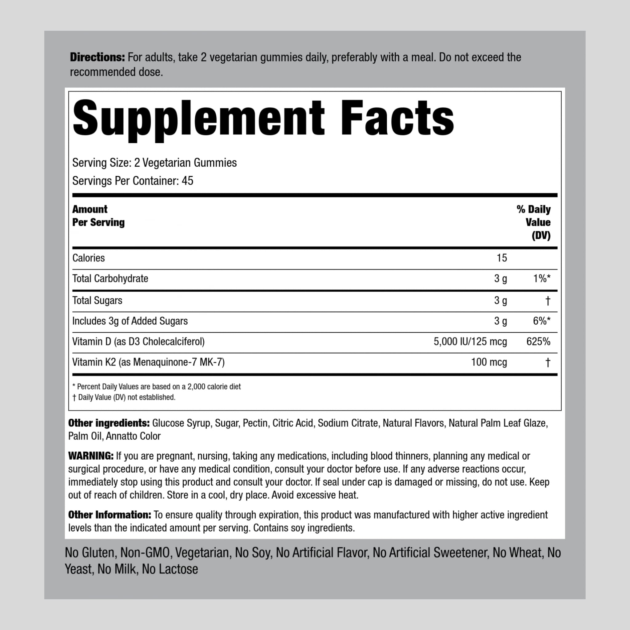 Gluten-free calcium gummies for daily health