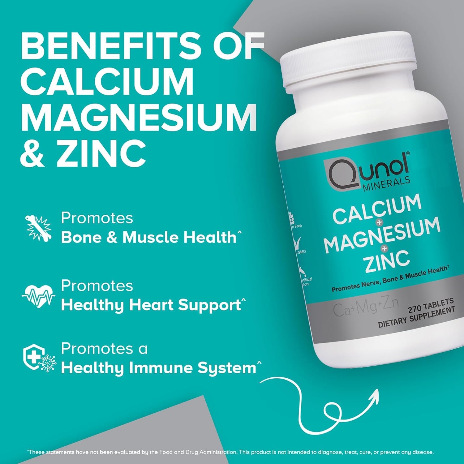 gluten-free calcium magnesium zinc tablets