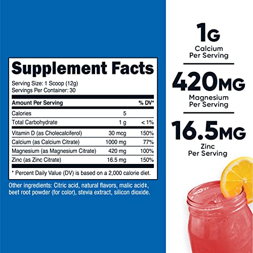 Gluten free calcium supplement powder