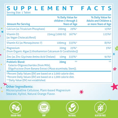 gluten free calcium vitamins for children