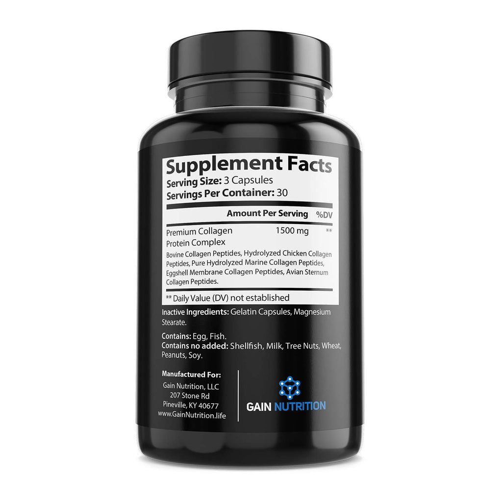 Gluten-free capsules for joint support