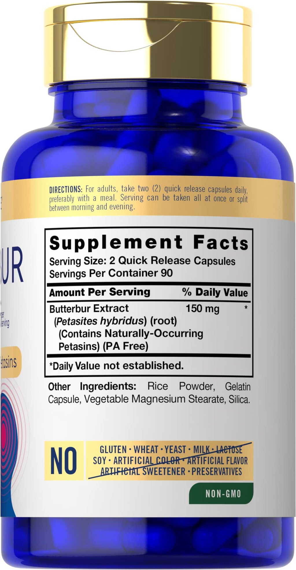 Gluten free Carlyle Butterbur for health