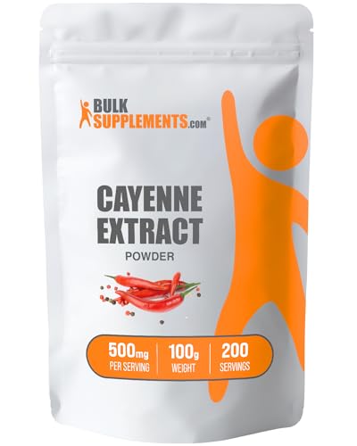 gluten free cayenne supplement capsules
