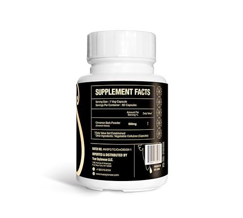 Gluten-free Ceylon cinnamon capsules