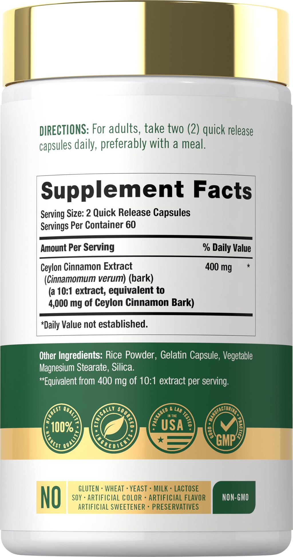 Gluten-free Ceylon cinnamon health boost