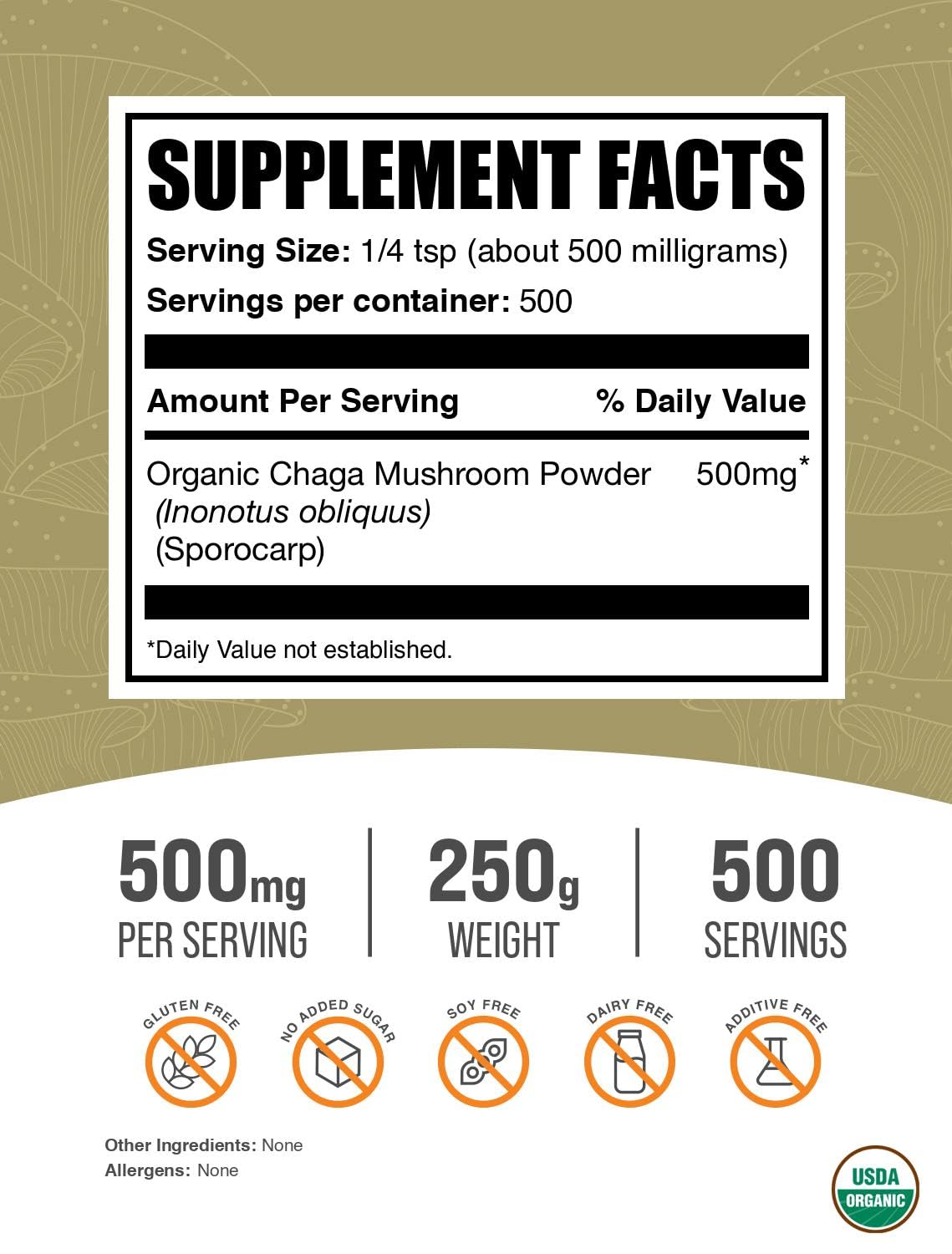 gluten free chaga mushroom benefits