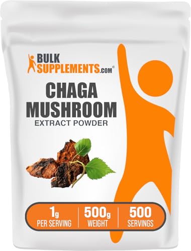 gluten-free chaga mushroom powder supplement