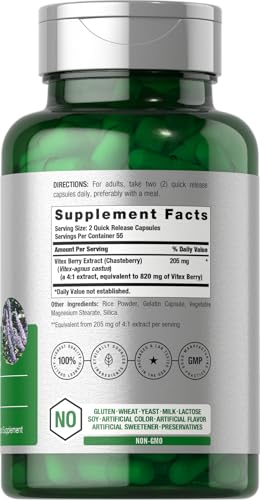 Gluten free chasteberry supplement benefits