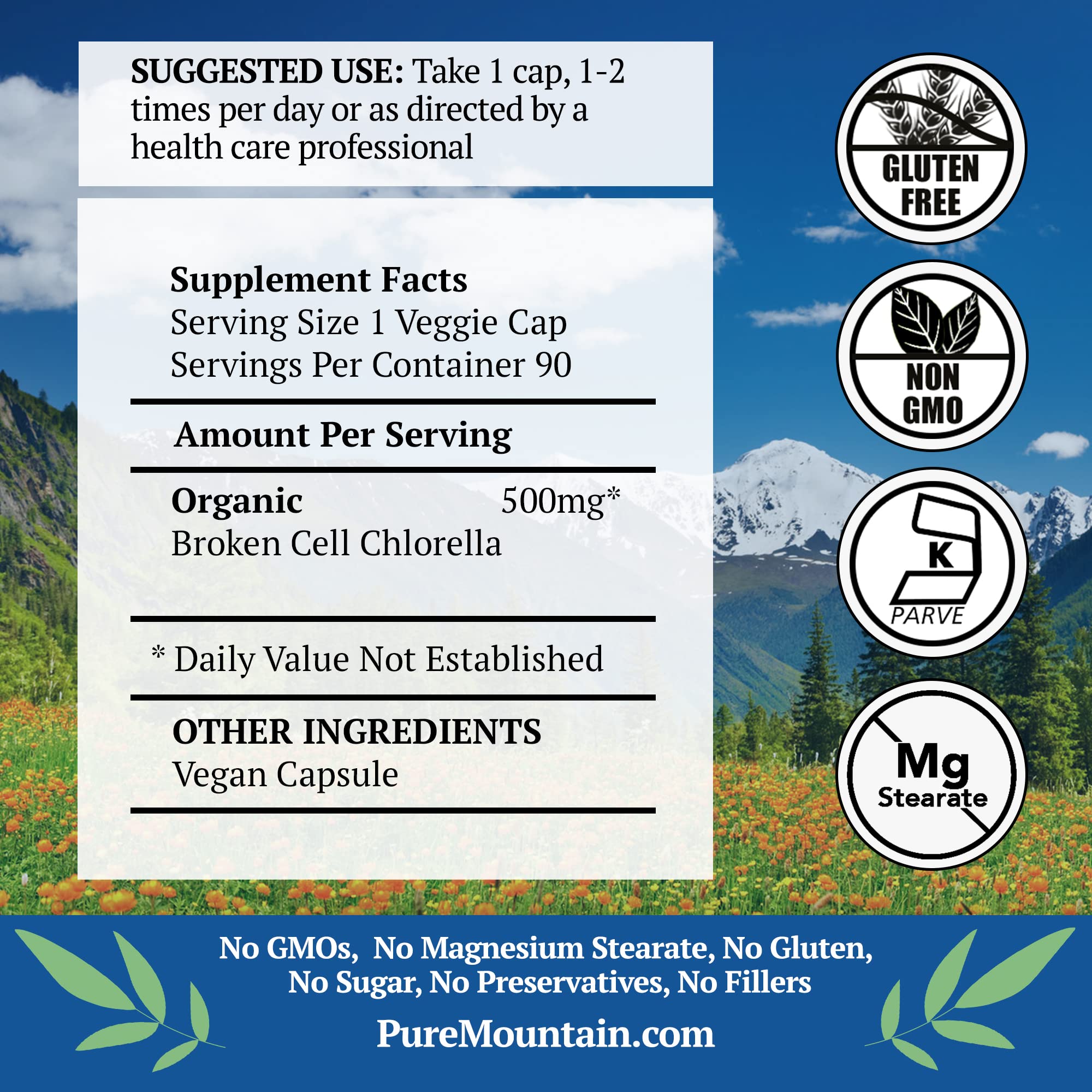 gluten-free chlorella for digestive health
