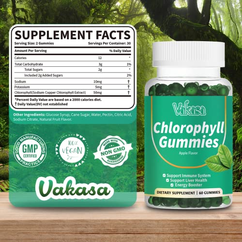 gluten-free chlorophyll for skin health